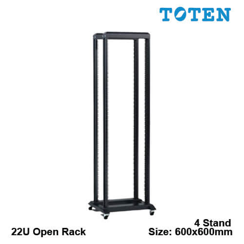 Toten 12U 600×600 Wall Mounted Close Rack – Work Station Technology