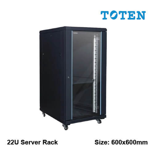 Toten 15U 600×600 Wall Mounted Close Rack – Work Station Technology