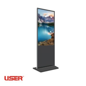 55″ Floor Standing Digital Signage – Work Station Technology