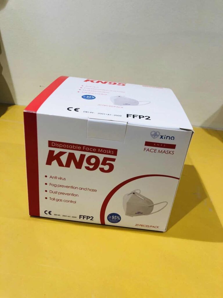 Disposable Face Mask Xina KN95 (Box 20 PCS) – Work Station Technology